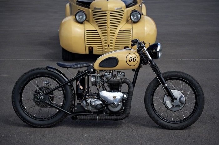 BLACK CAT garage : FOUNDRY MCS ’56 TRIUMPH BOBBER