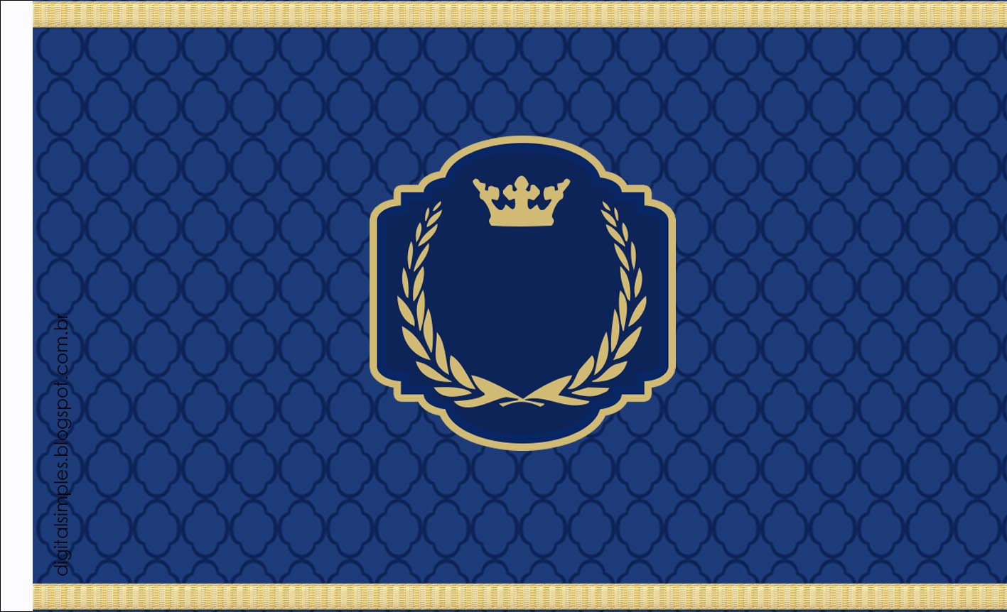 KIT DIGITAL REALEZA AZUL MARINHO - Convites Digitais Simples