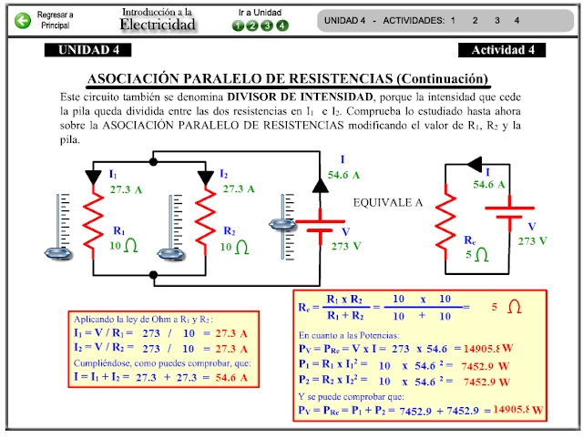 electrónica aplicada: Resistencias en paralelo