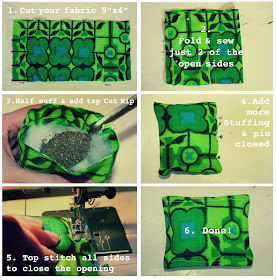 The Butterfly Balcony: Things To Make & Do - Catnip Toy