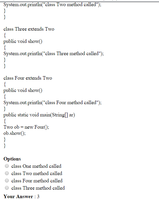 NIIT Core Java Solution