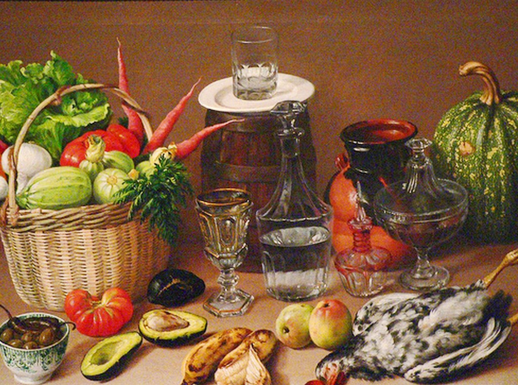 Historia y evolución de la pintura artística : Bodegon pintura Mexicana