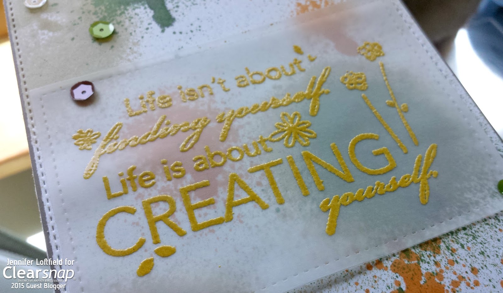 Caffeinated Papercuts: Creating Yourself Paint Splatter Card and ...