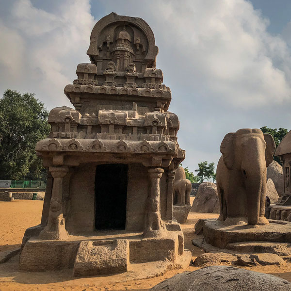 Panch Ratha at Mahabalipuram - A connection to Mahabharatha?