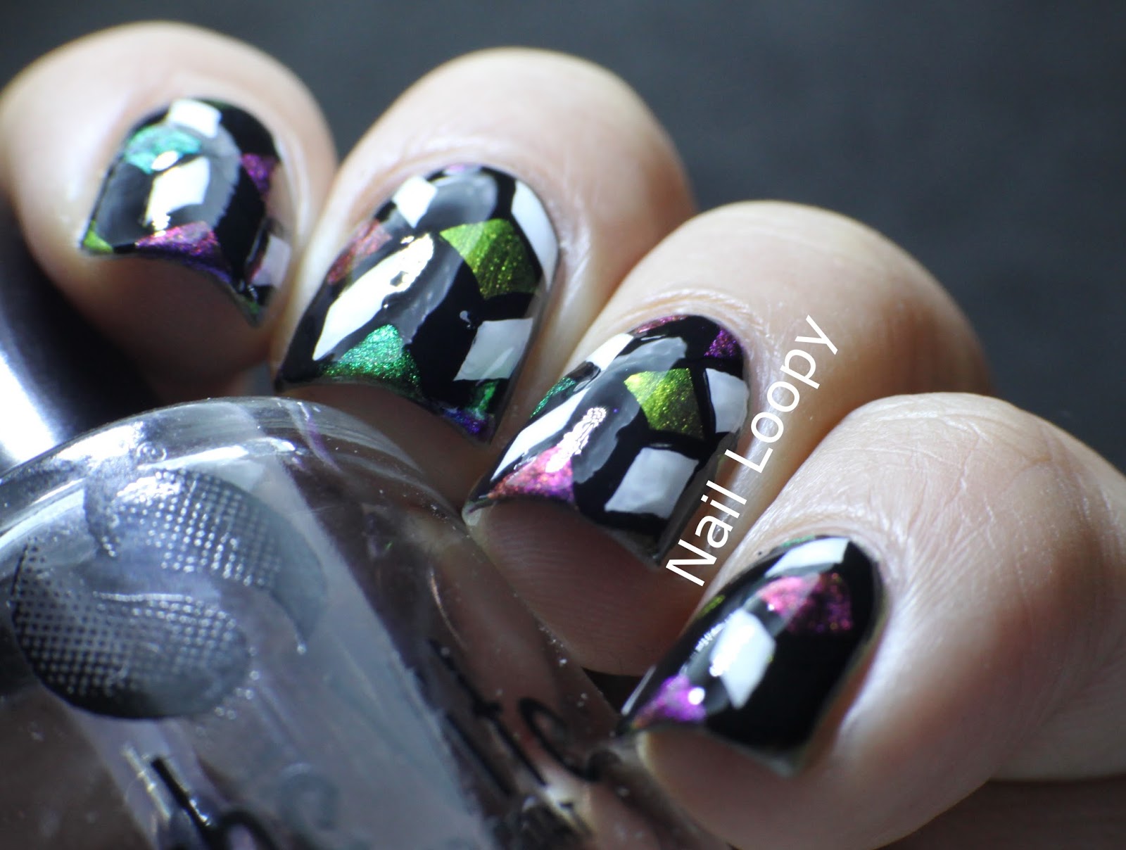 nail loopy: ILNP MULTICHROME 3D CUBE NAIL ART