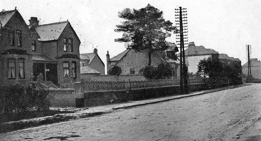 Tour Scotland: Old Photograph Cumbernauld Road Stepps Scotland