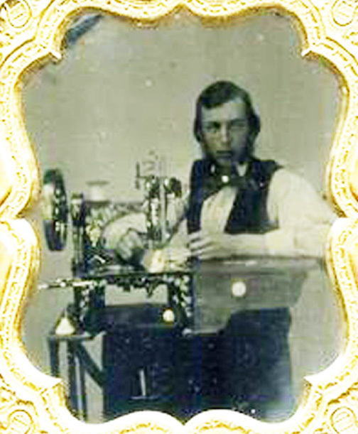 Civil War Quilts: Sewing Machines circa 1860