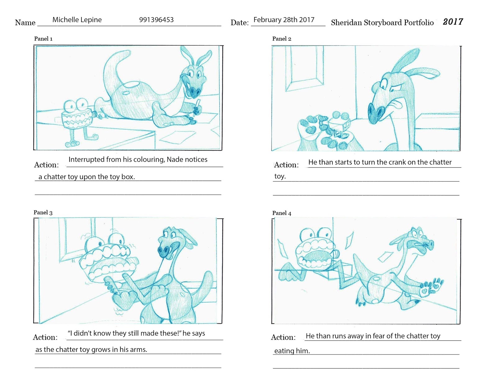 The Art of Michelle Lepine: ACCEPTED Sheridan Animation Portfolio 2017