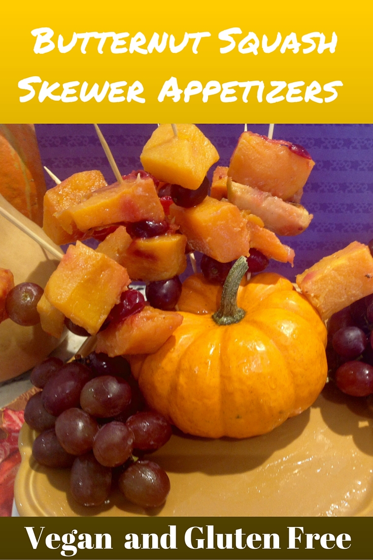Gluten Free A-Z : Butternut Squash Skewers + Dip