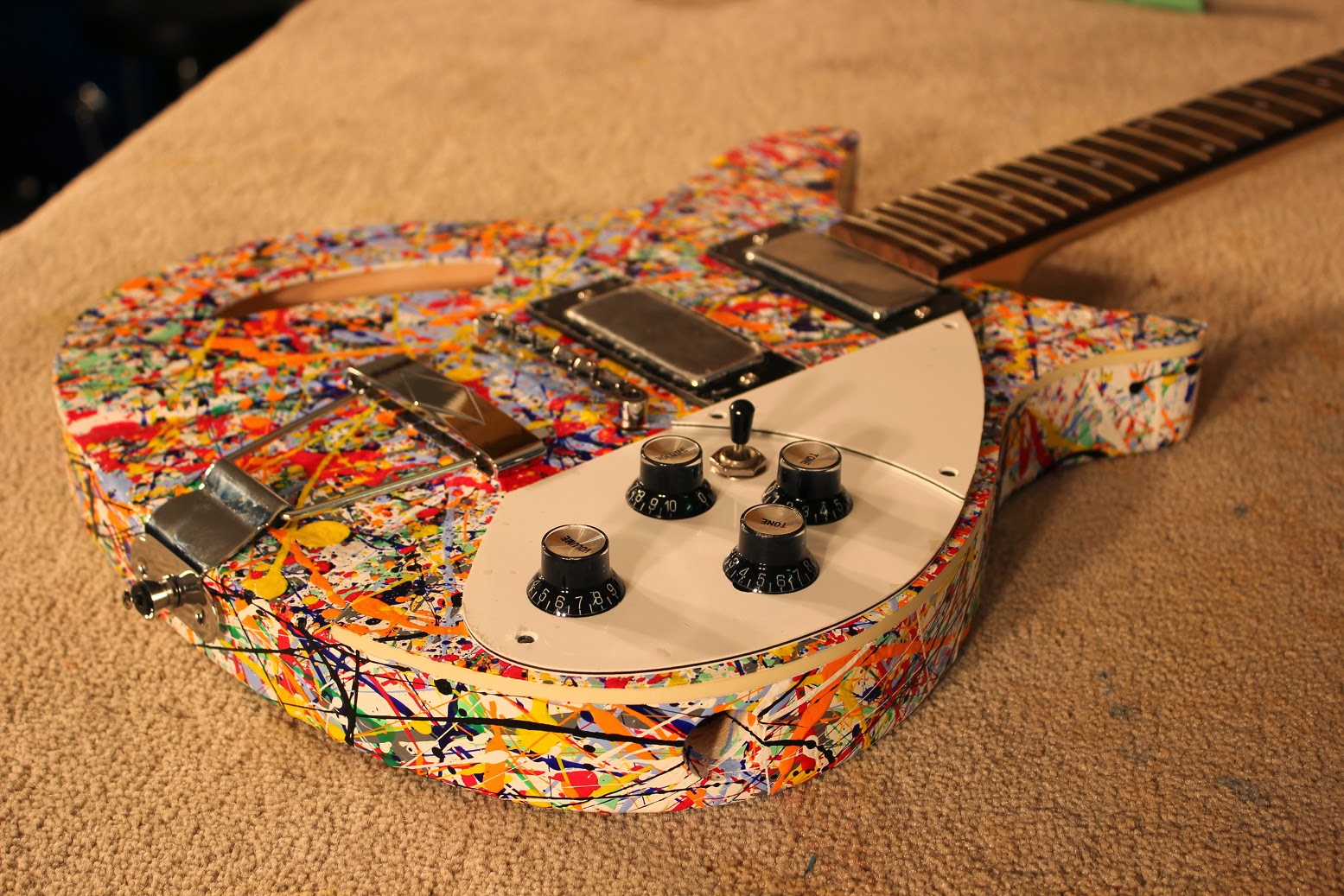 Guitar Kit Builder: Stone Roses Tribute: Psychedelic Pollocking Complete