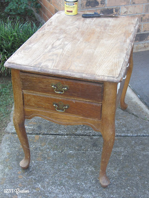 Lizzi's Creations: End Table Makeover