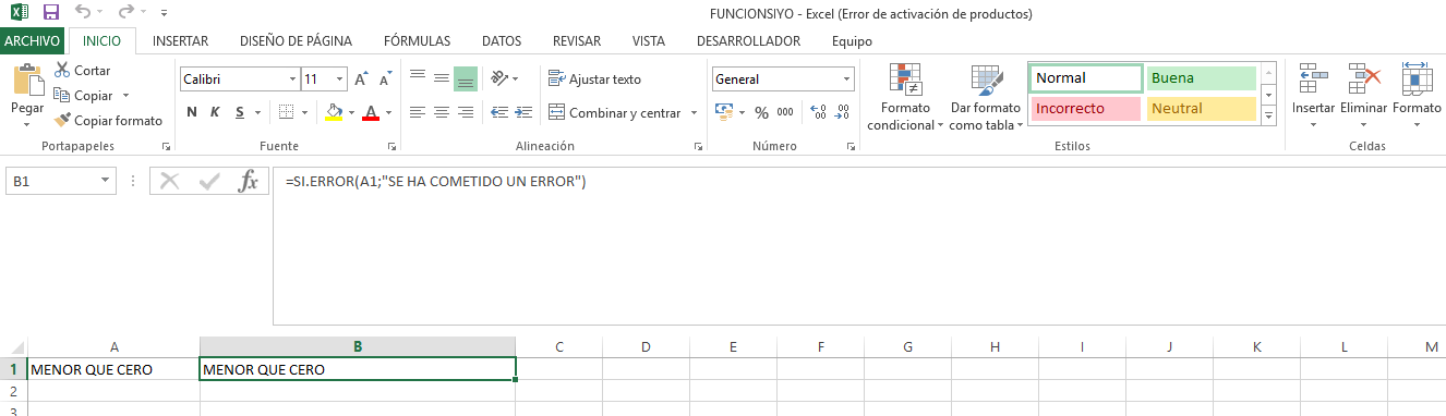 FUNCIÓN SI.ERROR ~ Informàtica Aplicada a la Educaciòn por el Profesor ...