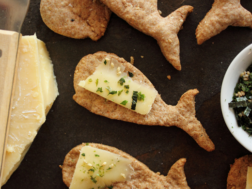 Home Skillet - Cooking Blog: Whale-Shaped Crackers with Cheddar and ...