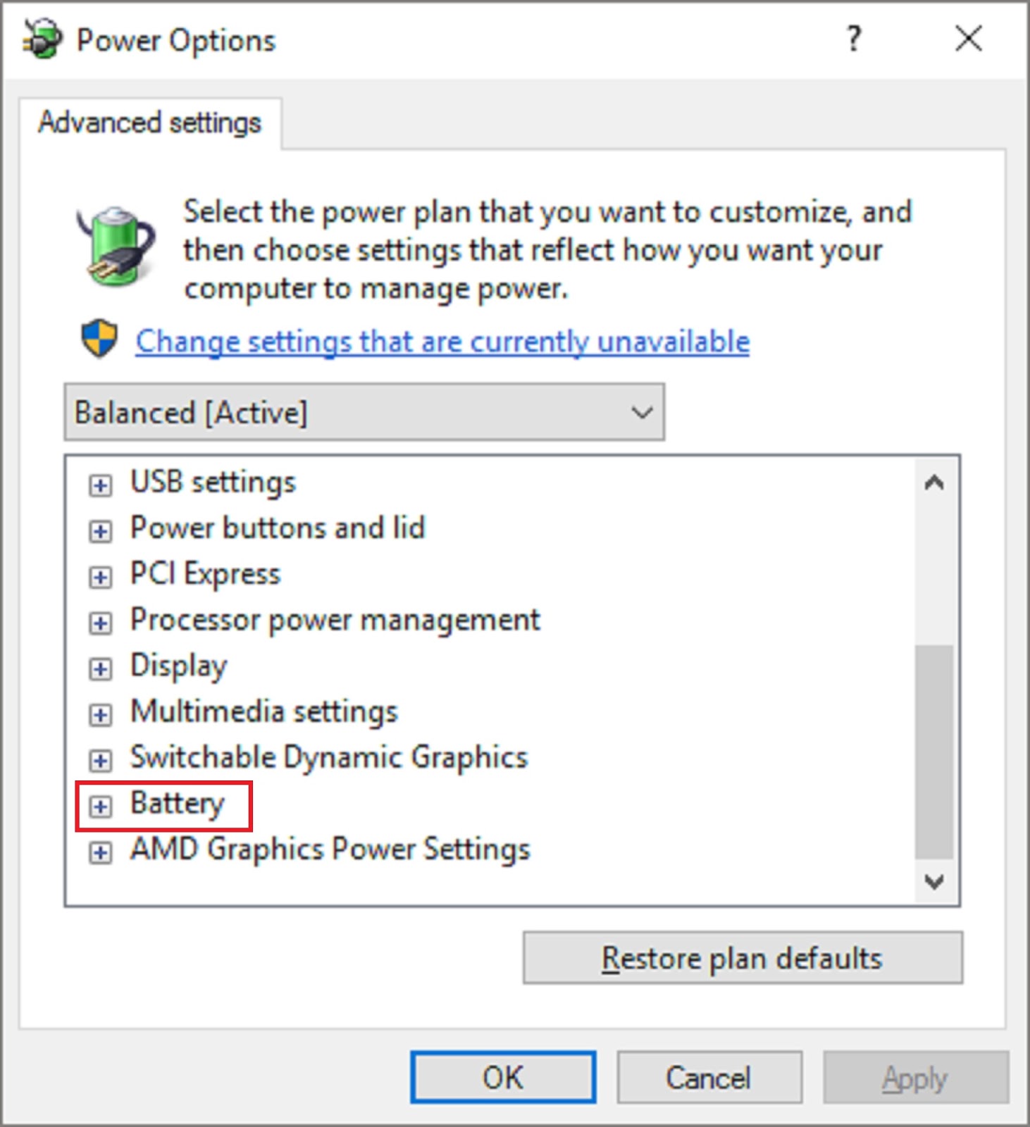 Cara Menampilkan Low Battery Notification di Laptop Windows 10