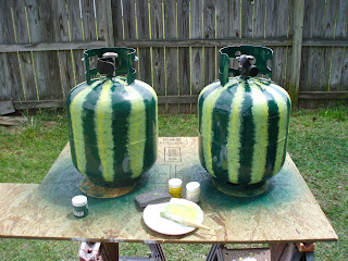 A Lovinspoonfull: Propane Tank Watermelons