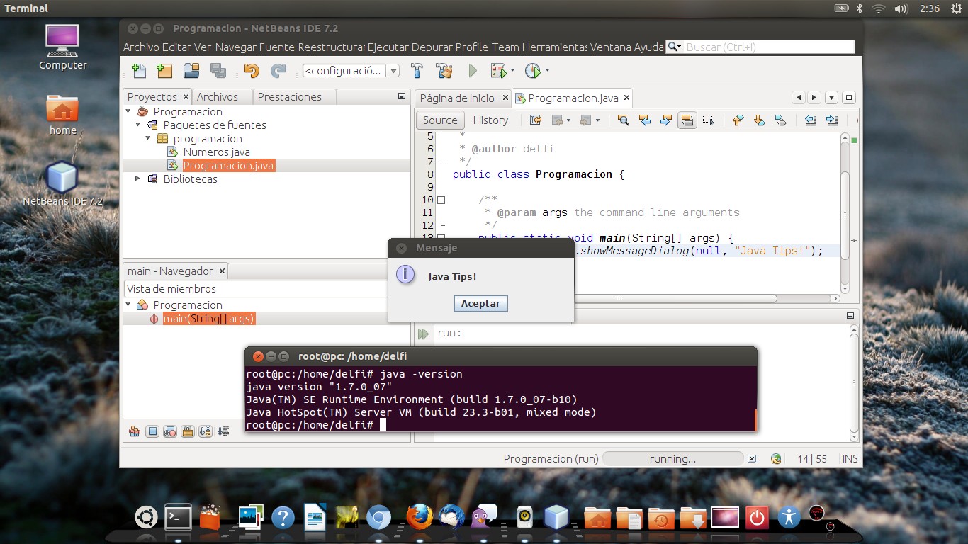 Code Tips: NetBeans 7.2 y JDK 7u7 en Ubuntu 12.10