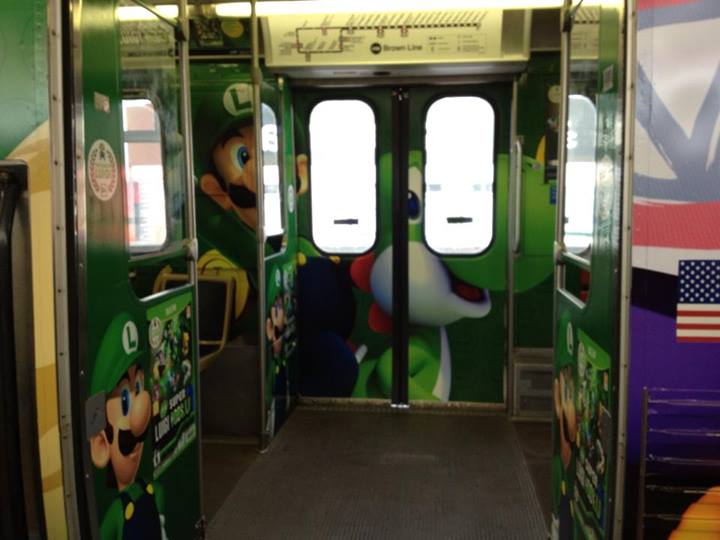 Nintendo decora trem nos EUA para comemorar o ano do Luigi - Nintendo Blast