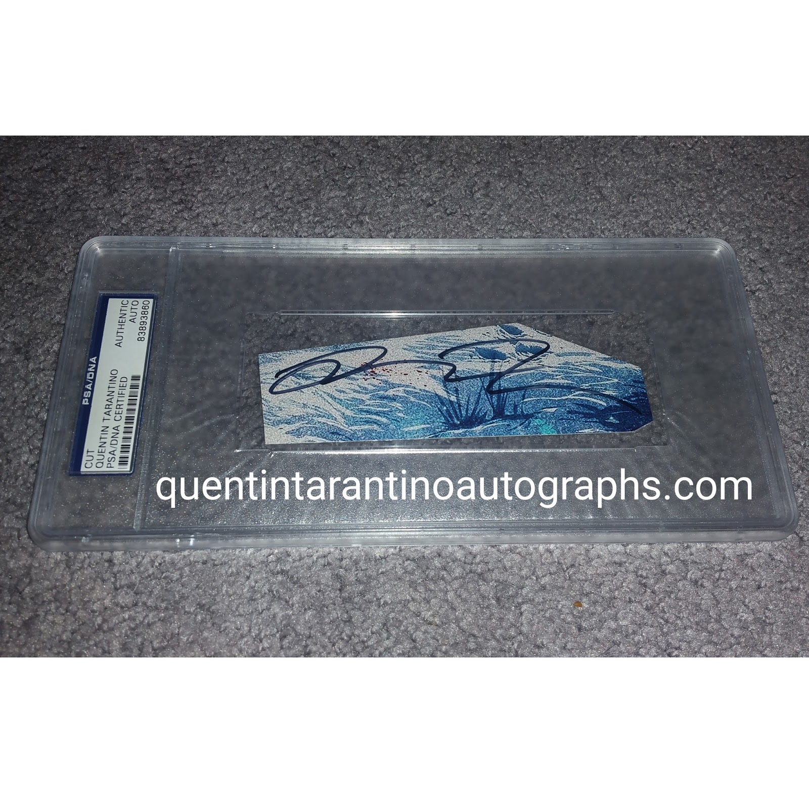 My Quentin Tarantino Autograph Collection: Quentin Tarantino