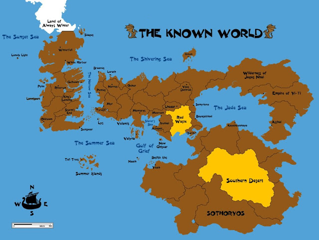 Nerdovore: Map of Earthos / Game of Thrones