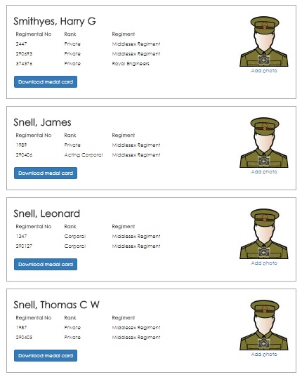 Army Service Numbers 1881-1918: December 2017