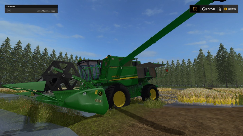 Farming Simulator Sul: FS 17 John Deere 9570 STS v1.0