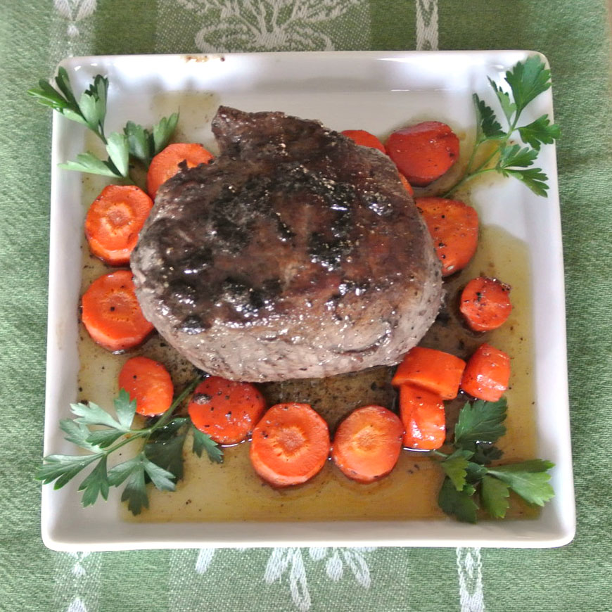 Gourmet Cooking For Two: Filet Mignon with Orange sauce