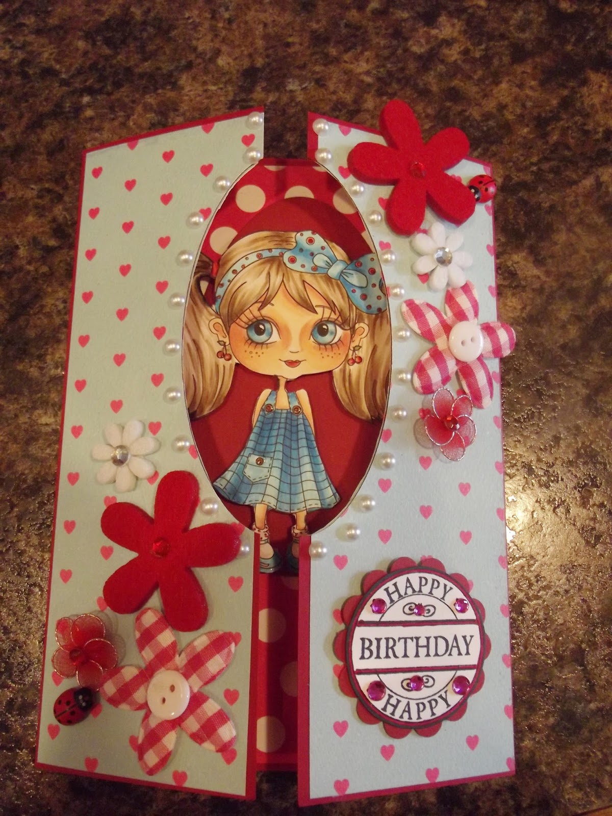 INK IT UP: A Peek A Boo Birthday Card