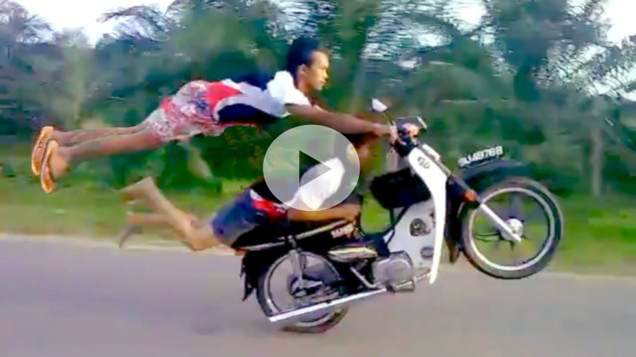 INSANE DEATHDEFYING MOPED STUNTS by Two Crazy Talented Riders ~ Blog ...