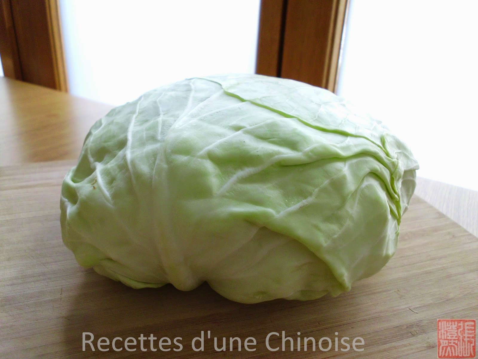 Recettes d'une Chinoise: Choudou sauté au wok 手撕包菜 shǒusī bāocài