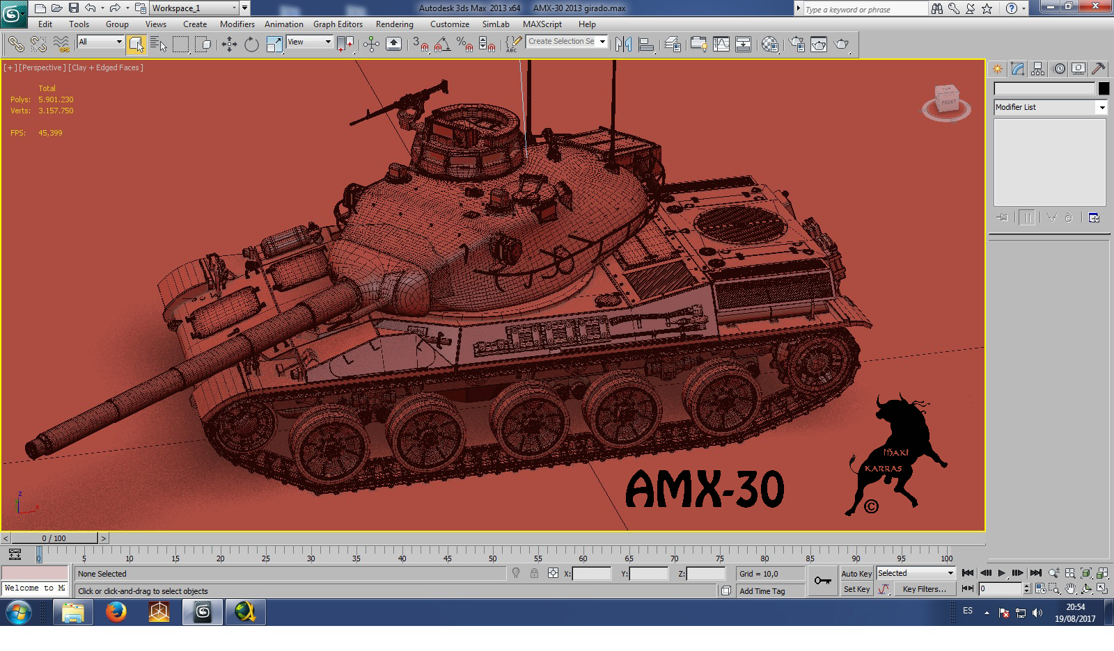 Modelos 3D: AMX-30 Mbt