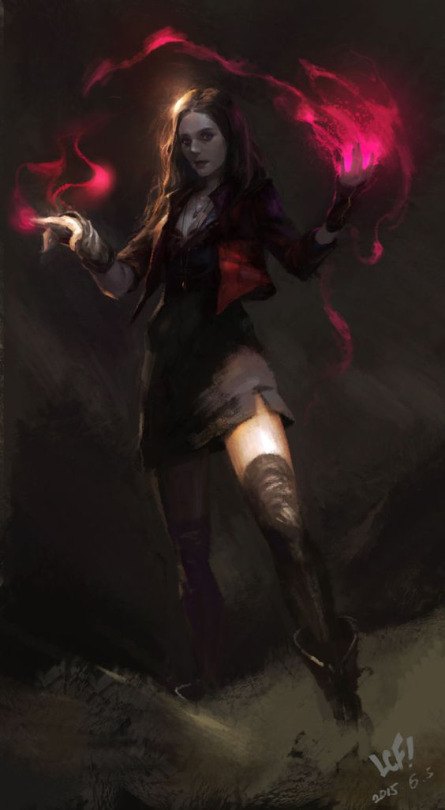 Calvin's Canadian Cave of Coolness: Scarlet Witch Fan Art