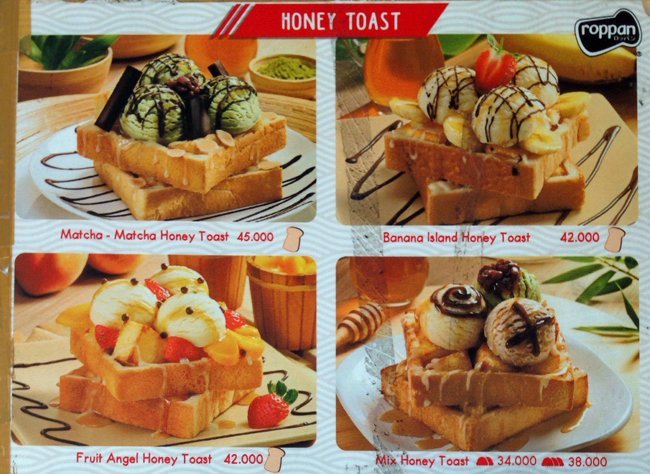 Harga Menu Roppan dan Lokasi di Jakarta Terbaru 2017