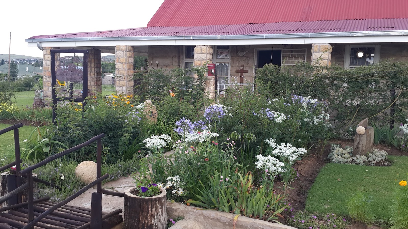 Paul Roux Village: GARDENS OF PAUL ROUX VILLAGE IN THE FREE STATE