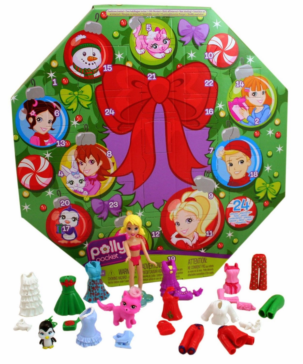 El rincón de mis muñecas: Polly Pocket Calendario de Adviento