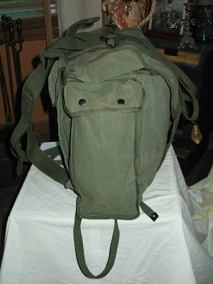 Webbingbabel: Belgian Army Canvas Backpack