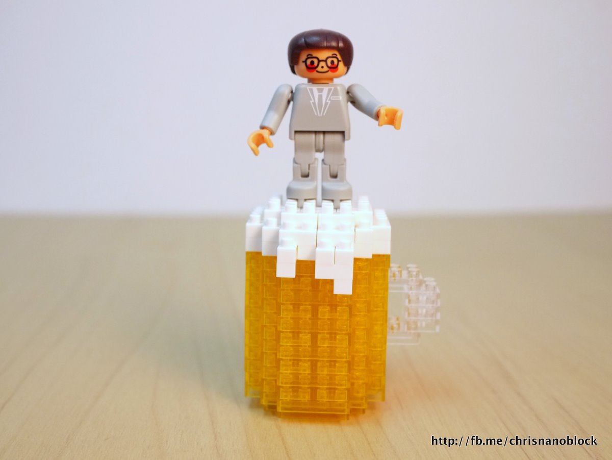 Christopher Tan: nanoblock Big Draft Beer Review