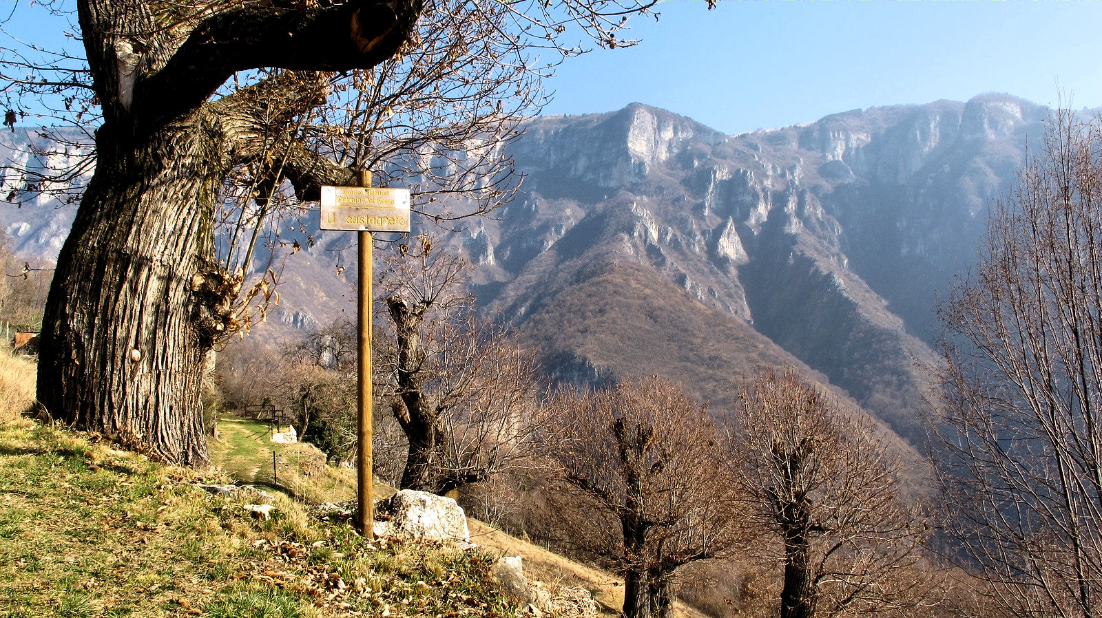 Terre Alte: Valbrenta: sentiero "A. Dal Sasso" e lo strodo dei Grisoni