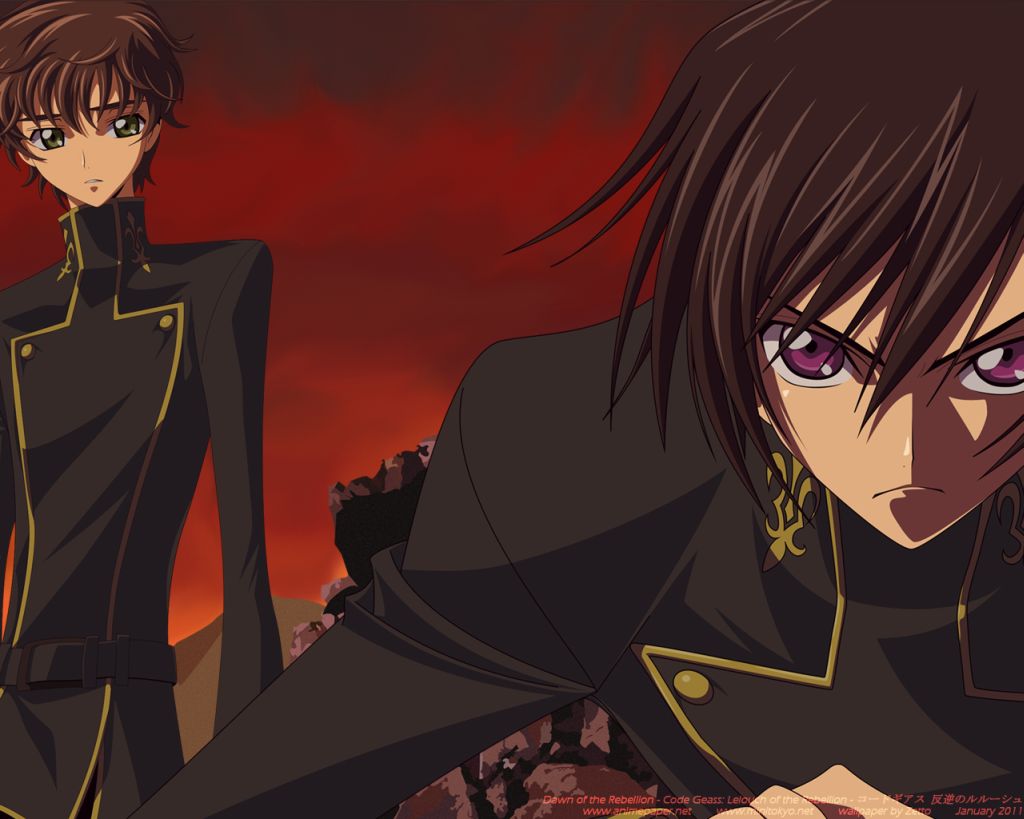 Lelouch and Suzaku Code Geass Wallpapers ~ Anime Wallpapers Zone