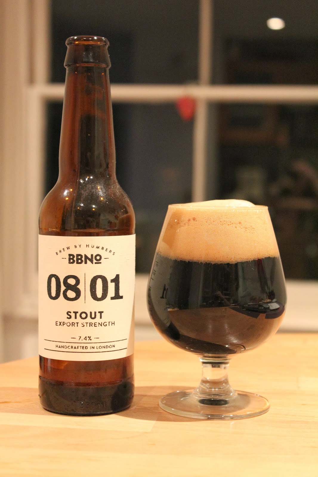 London Beer Guide: Beer Tasting: Brew By Numbers 08/01 Stout - Export ...