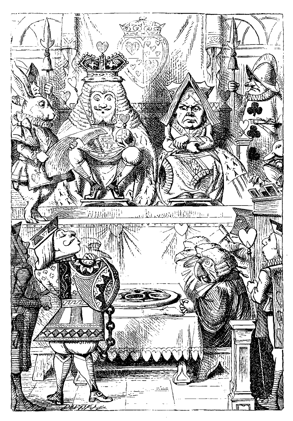 Digital Stamp Design: Free Alice in Wonderland Digital Stamp: King and ...