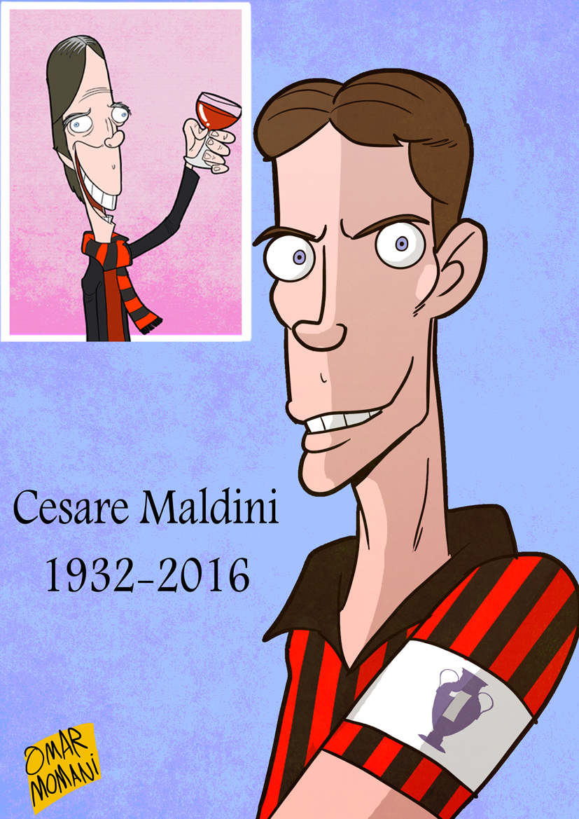 Omar Momani cartoons: Cesare Maldini