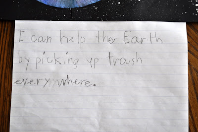 Earth Day Craft with Writing Prompt ~ She's Crafty