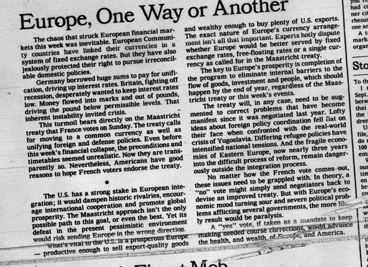 The Events of September 1992