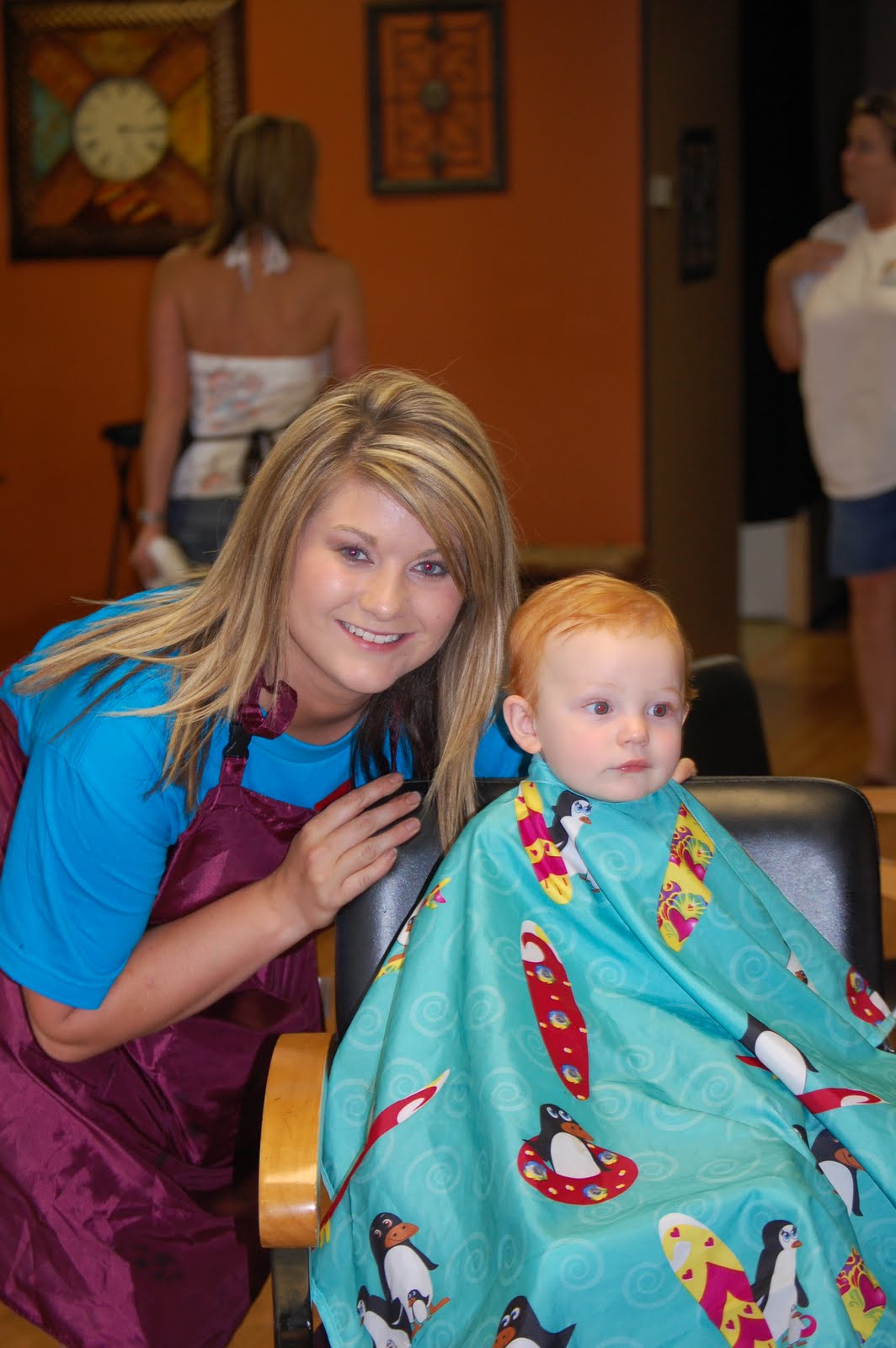 Baby Nolen's Journey: First hair cut.