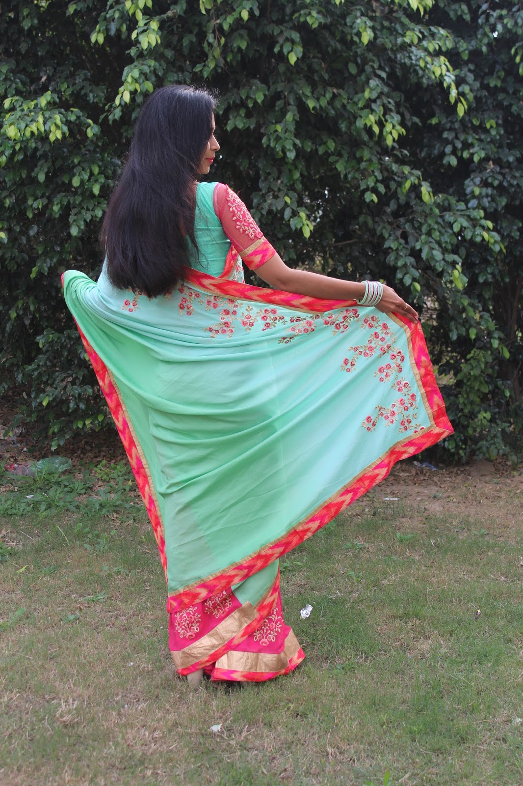 Alive n Kicking: Indian Signature Style - Saree OOTD ft. Triveni Ethnics