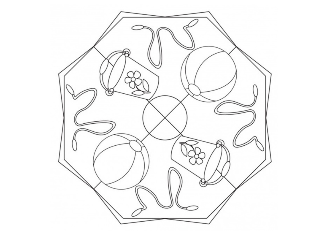 La maestra Linda : Estate mandala