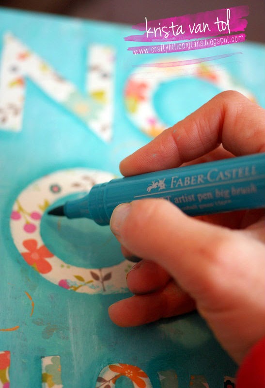 Crafty Little Pigtails: No boys allowed! Hazel & Ruby stencil masks ...