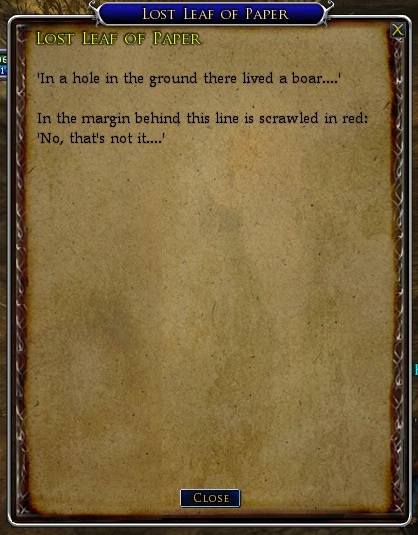 Golden Treasure Inside is Hid: Dwaling and a Lost Lead Dog