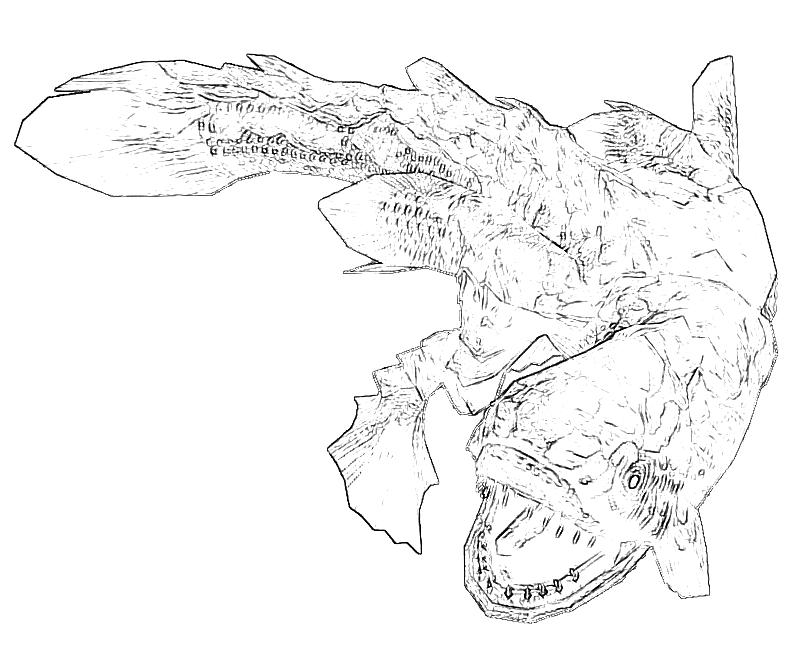 Monster Hunter Coloring Pages Coloring Pages