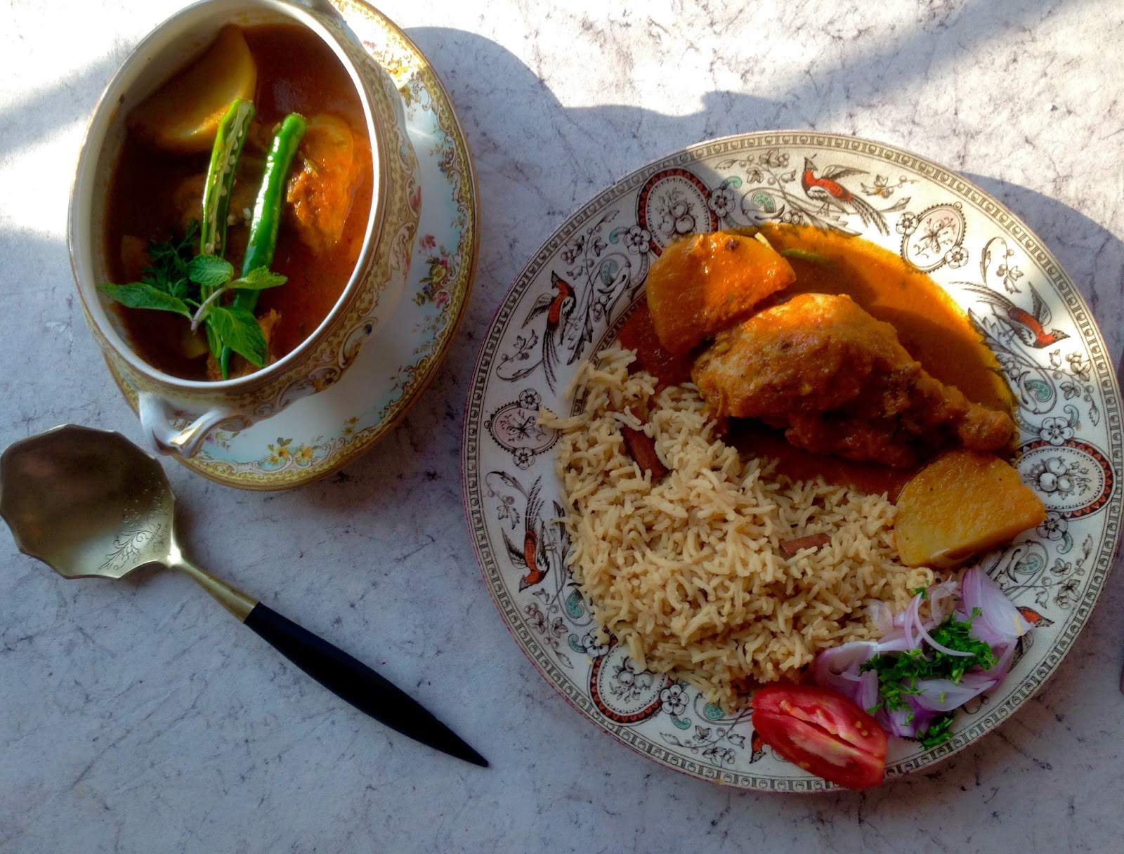 Niloufer's Kitchen: Chicken na Rus Chawal